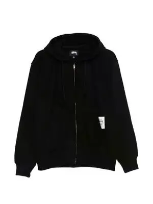 StÜssy Zip-up Hoodie - Black