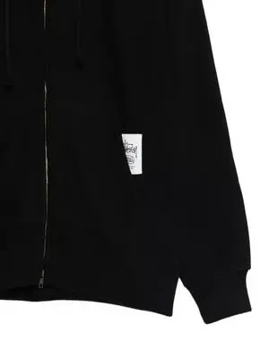 StÜssy Zip-up Hoodie - Black