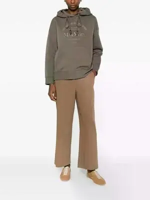 Max Mara Logo-embroidered Hoodie