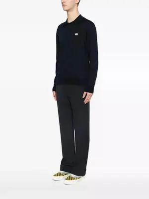 Valentino Garavani Logo-plaque Polo Shirt - Blue
