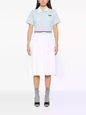 Marni Logo Waistband A-line Skirt