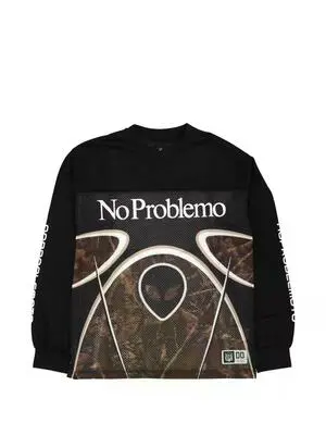 NO PROBLEMO Graphic-print Long-sleeve Sweatshirt