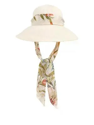Etro Scarf-detail Hat - Neutrals