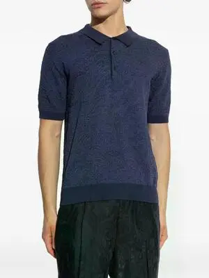 Etro Paisley Buttoned Polo Shirt