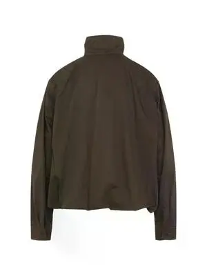LEMAIRE Button Pleated Jacket - Brown