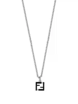 Fendi Ff Pendant Chain Necklace