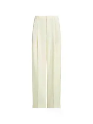 Polo Ralph Lauren Pleated Wide-leg Trousers - Neutrals