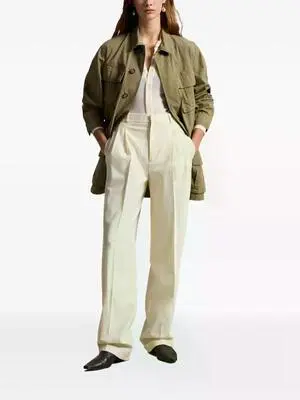 Polo Ralph Lauren Pleated Wide-leg Trousers - Neutrals