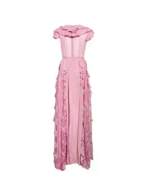 ALINA Ruffled Maxi Dress