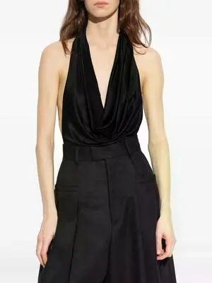 Dsquared2 Halterneck Draped Bodysuit