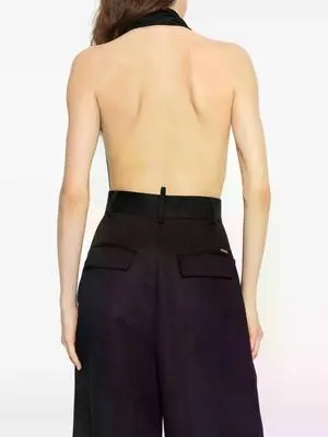 Dsquared2 Halterneck Draped Bodysuit