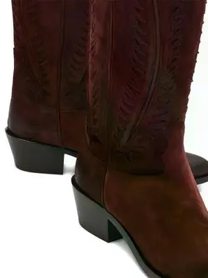 Sartore Suede Cowboy Boots