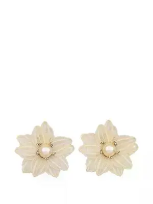 SILVIA FURMANOVICH Flower Pearl And Diamond Earrings - Gold