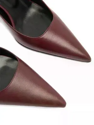 By Far Teese Pointed Pumps - Red