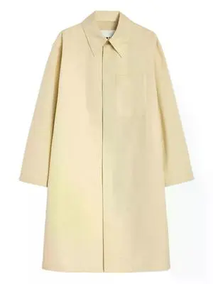 JIL SANDER Patch Pocket Poplin Coat