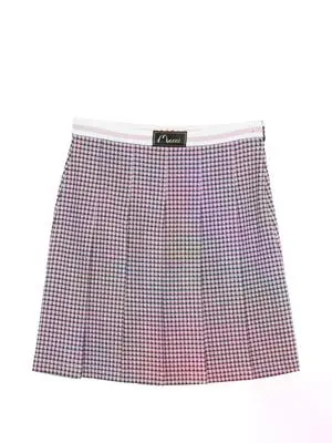 Marni Checked Pleated Skirt