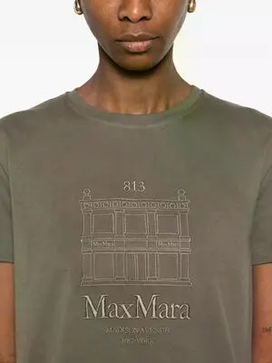 Max Mara Logo-embroidered T-shirt