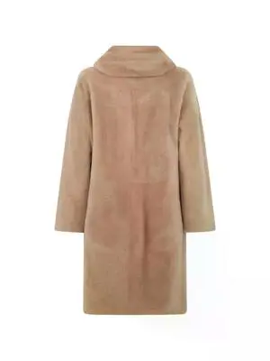 Peserico Hooded Fur Coat