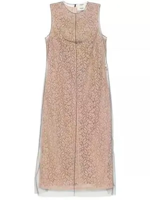 Fendi Floral-lace Midi Dress