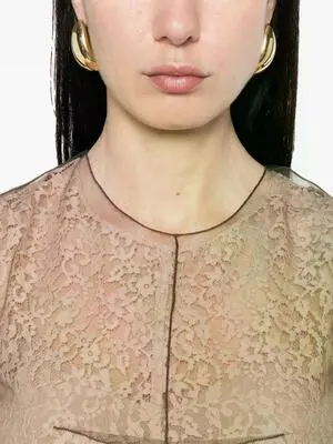 Fendi Floral-lace Midi Dress