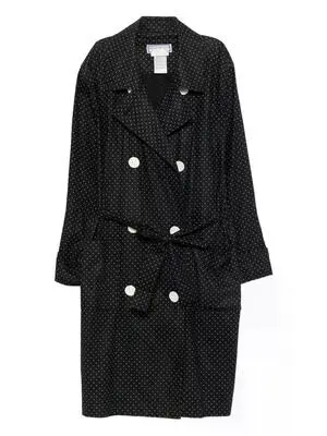 Saint Laurent 1991 Polka-dot Trench Coat