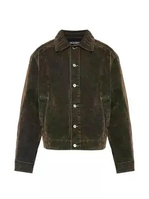 Jacquemus Mirada Button Corduroy Jacket - Brown