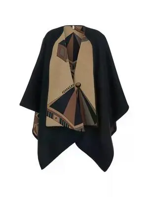 FERRAGAMO Geometric-print Cape