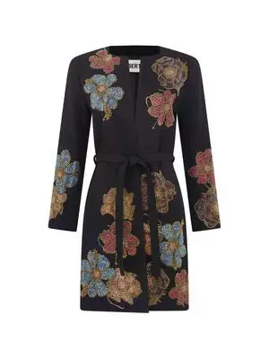 Libertine Fleur D'or Belted Coat