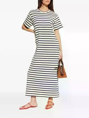 JIL SANDER Striped Maxi Dress - Neutrals