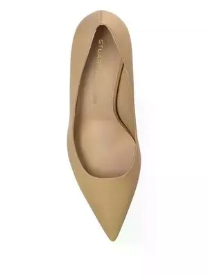 STUART WEITZMAN 75 Pointed-toe Pumps - Neutrals