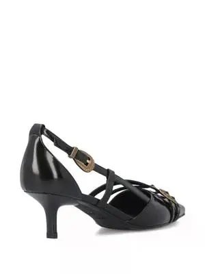 Pinko Strap Detail Kitten Heel Pumps