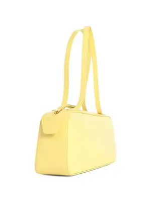 Khaite Simona Leather Shoulder Bag - Yellow