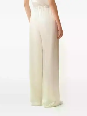 Fabiana Filippi Elasticated-waist Satin Trousers - Neutrals