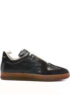 Officine Creative Panelled Lace-up Low-top Sneakers - Black