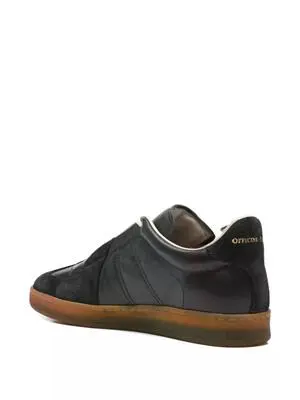 Officine Creative Panelled Lace-up Low-top Sneakers - Black