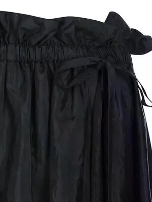 JIL SANDER Ruffled Drawstring Midi Skirt