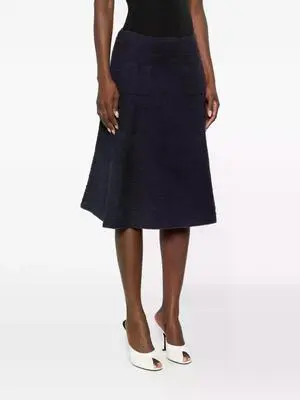 N°21 A-line Midi Skirt - Blue