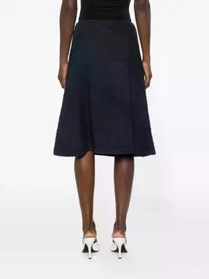 N°21 A-line Midi Skirt - Blue