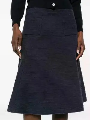 N°21 A-line Midi Skirt - Blue