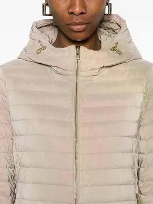 MOORER Jacket With Hood - Neutrals
