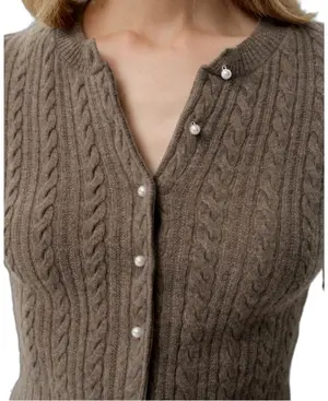 Lilysilk The Hawthorn Cardigan - Truffle