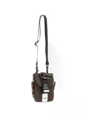 A.p.c. Flap Messenger Bag With Climbing Rope Detail