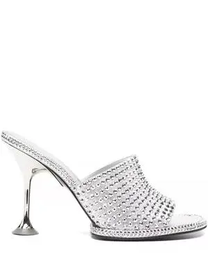 SERGIO ROSSI Embellished Heeled Sandals