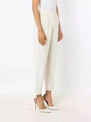 Brunello Cucinelli High-waisted Linen Trousers