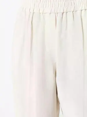 Brunello Cucinelli High-waisted Linen Trousers