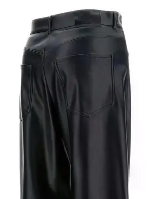 Max Mara Faux-leather Trousers