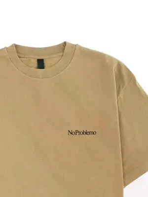 NO PROBLEMO Logo T-shirt - Neutrals