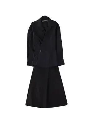 Alexander Wang Collared Organic Cotton Midi Dress