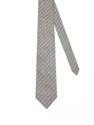 TOM FORD Herringbone Silk Neck Tie