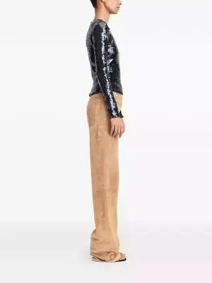 16Arlington Tanith Sequin Top - Black